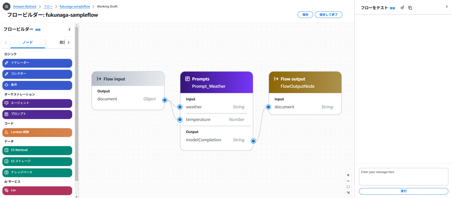 Amazon Bedrock Flows が一般提供されたので、フローを作って AWS Lambda から呼び出してみた | NHN テコラス ...