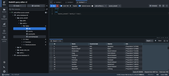 Amazon Redshift と Amazon Aurora MySQL のゼロ ETL 統合の検証記録 | NHN テコラス Tech Blog | AWS、Google Cloudなどの ...